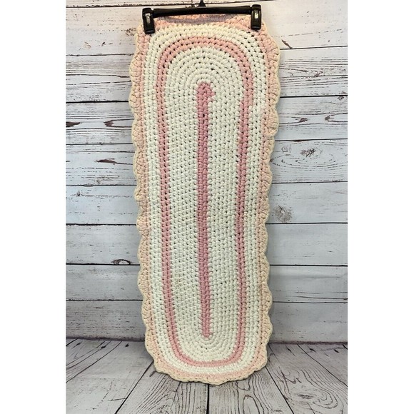 Accents | Vintage Farmhouse Prim Chic Braided Oval Rug Runner 42x16 ...